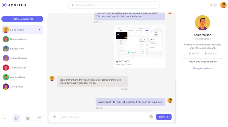 The Nuxt & Tailwind CSS dashboard system - Apollux